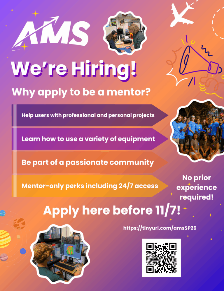 Aero Maker Space – Welcome to the Yang Aero Maker Space, a student-led ...